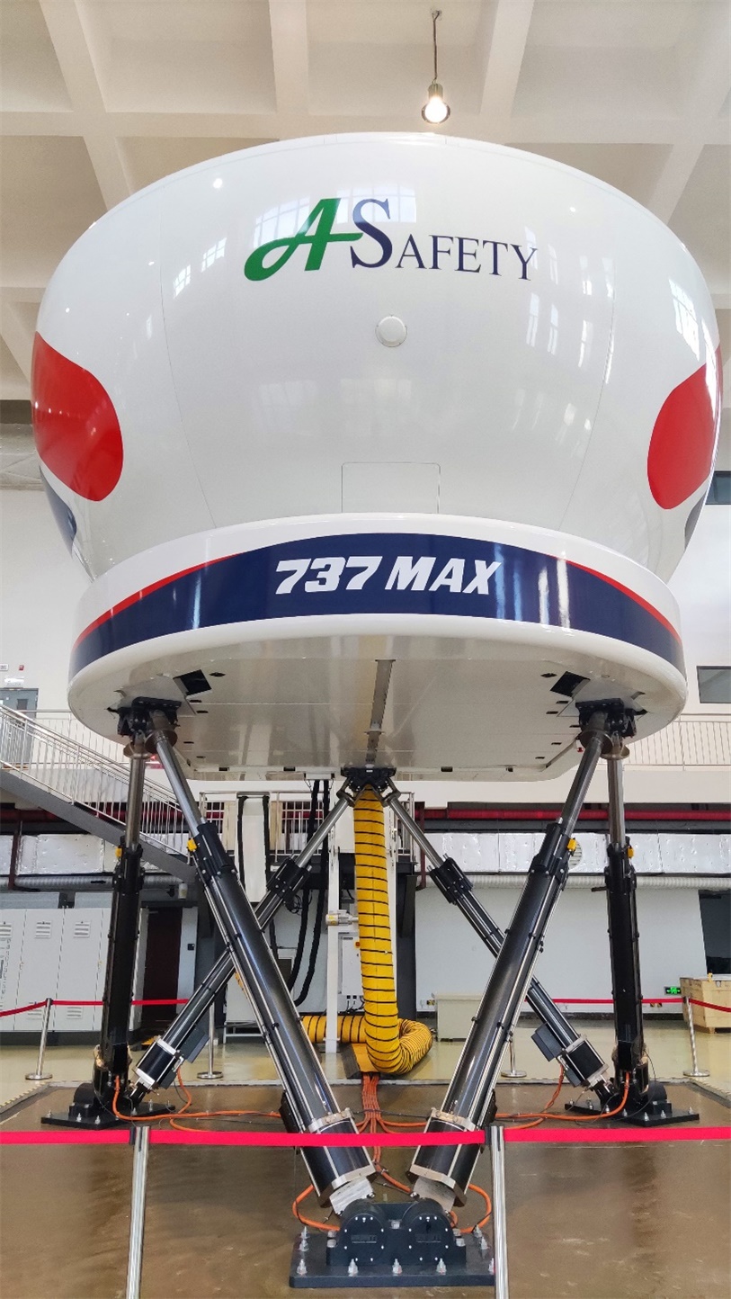 First Made in China 737 MAX FFS Passed Interim Level D Certification